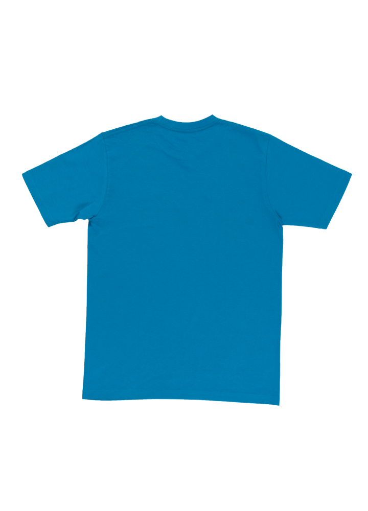 100% Cotton Round Neck Plain T-shirt CT60 - Sea Blue - Hosanna Marketing