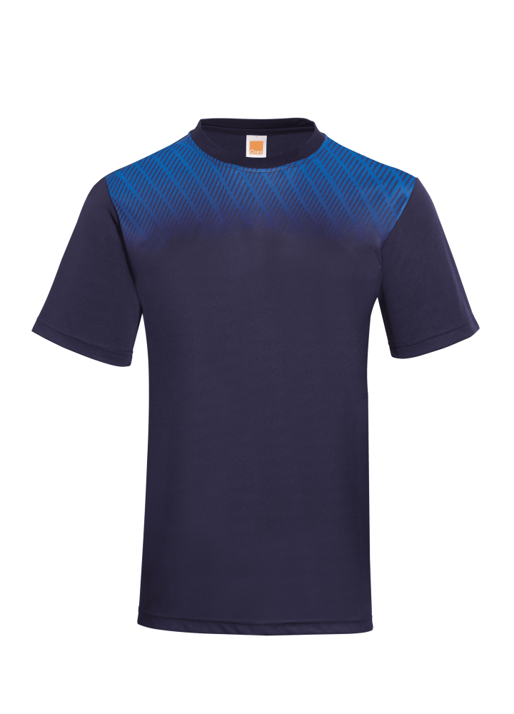 100% Polyester Interlock Quick Dry Round Neck QD62 150GSM - Navy/ Sea ...