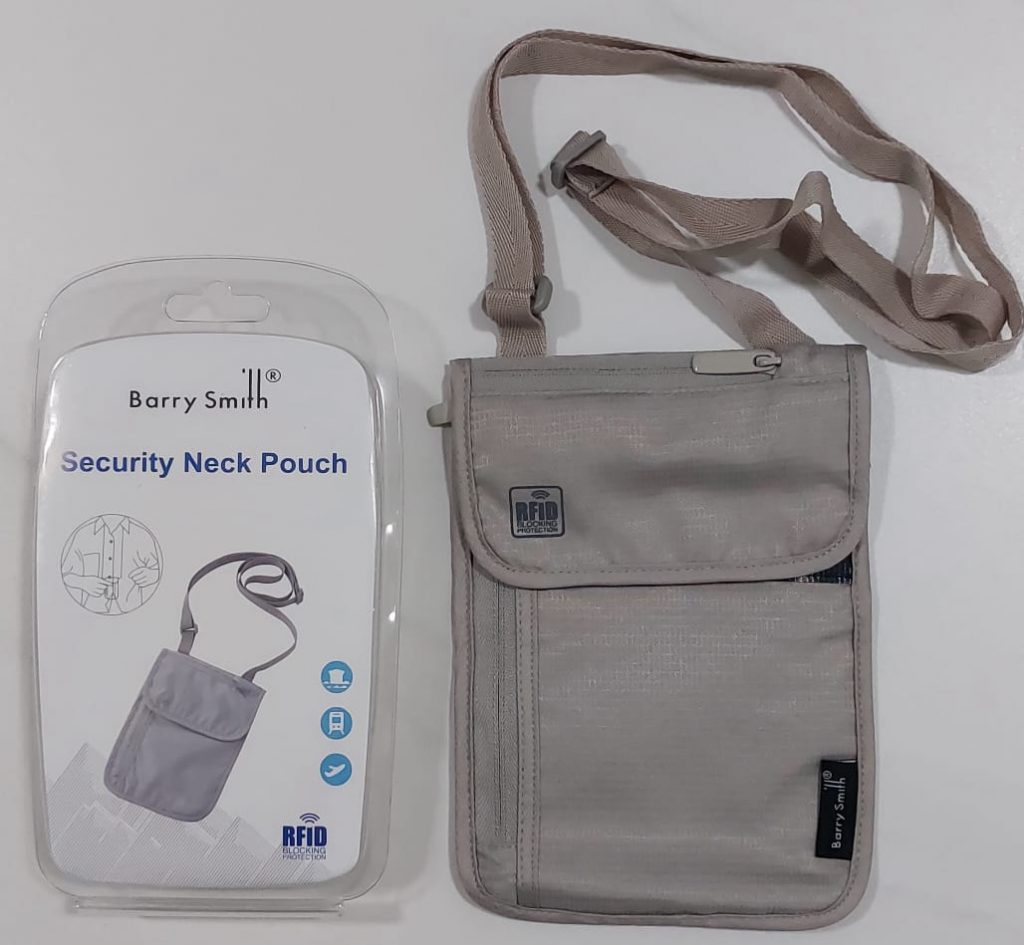 RFID Security Neck Pouch - Hosanna Marketing