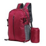 Backpack Maroon Nylon - Diamond Pattern Weave - Hosanna Marketing